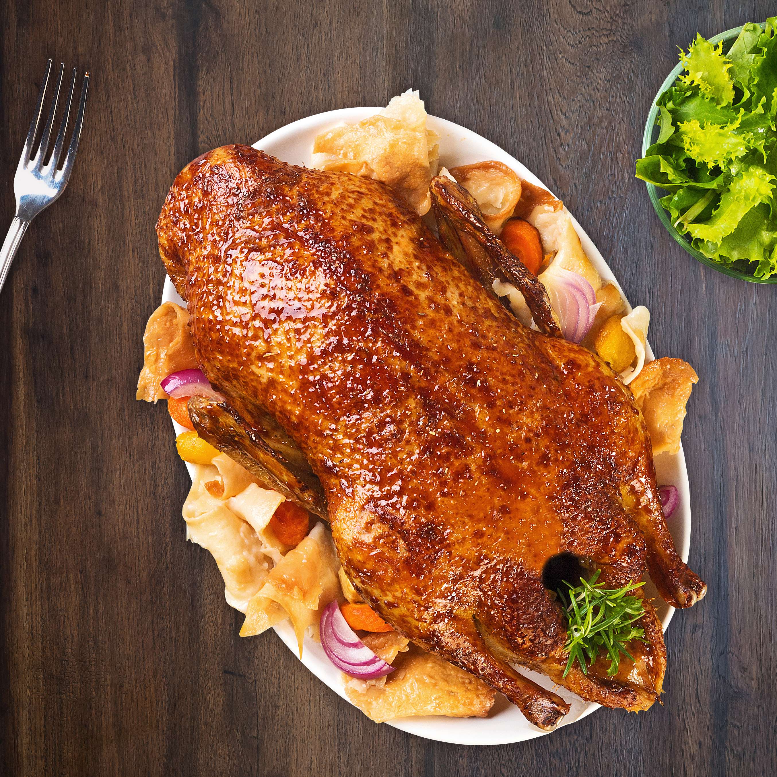 Recept: Pečena patka s mlincima | Kaufland